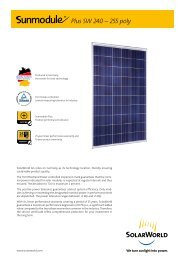 SW 240/245/250 poly - SolarWorld