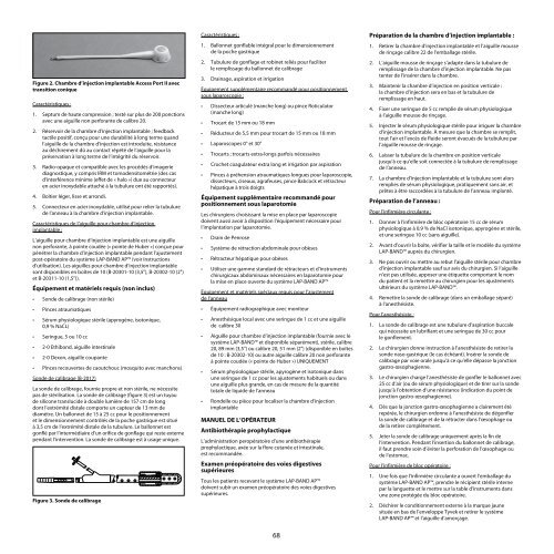 Figure 2. Chambre d’inj