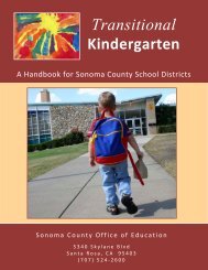 Transitional Kindergarten Report Card