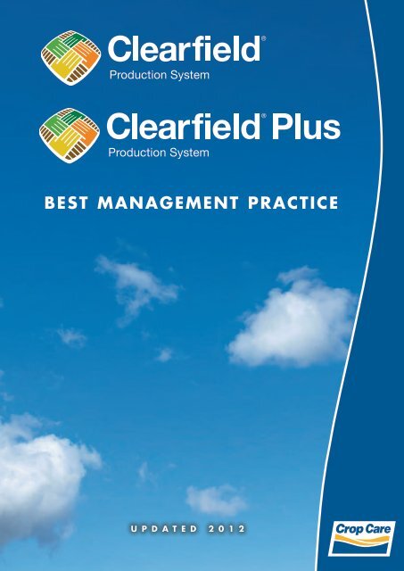 BEST MANAGEMENT PRACTICE - Crop Care Australasia