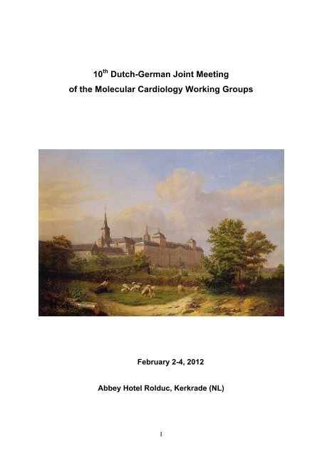 10th Dutch-German Joint Meeting of the Molecular Cardiology ...