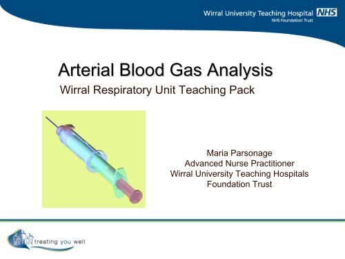 Arterial Blood Gas Results