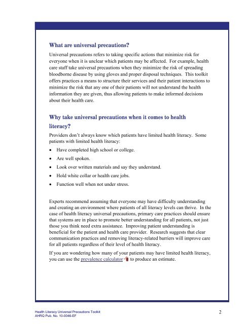 What are universal precau