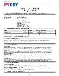 SAFETY DATA SHEET Super Rubber Rejuvenator - Offset Supplies