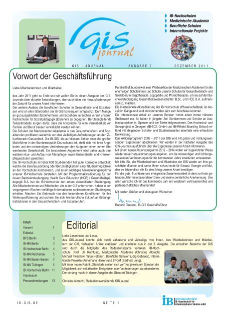 ijournal - IB GIS