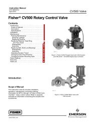 Fisher 377 Trip Valve