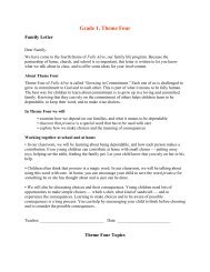 Fully Alive Grade 4 Grade 4, Theme One