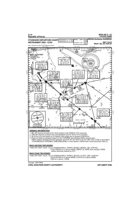 Standard Departure Charts - openNav