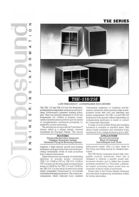 TSE-118 datasheet