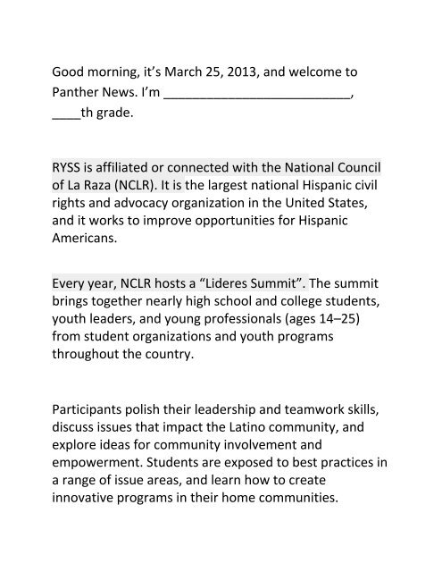 script - Tom R. Chambers