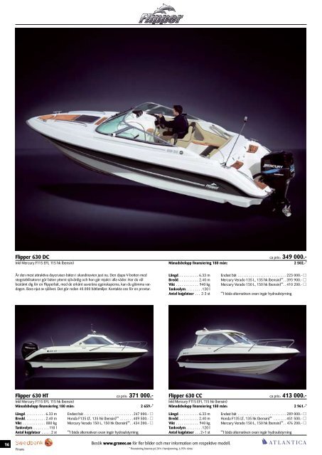 Flipper 630 DC Flipper 630 HT Flipper 630 CC