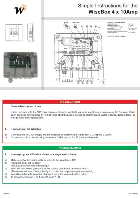 Wise Box Receiver - Mr RESISTOR