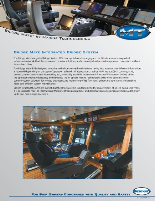 Bridge Mate Integrated Bridge System - Edison Chouest Offshore