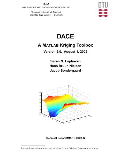 A MATLAB Kriging Toolbox