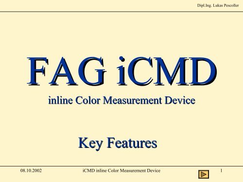 FLASH 2 Inline spectro-densitometer