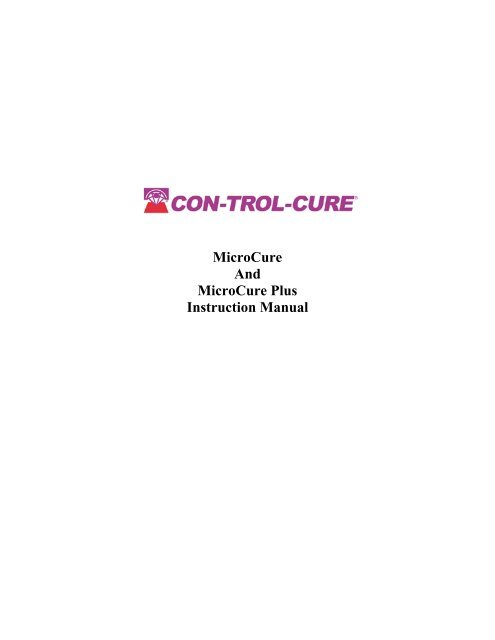 MicroCure Radiometer - UV Process Supply