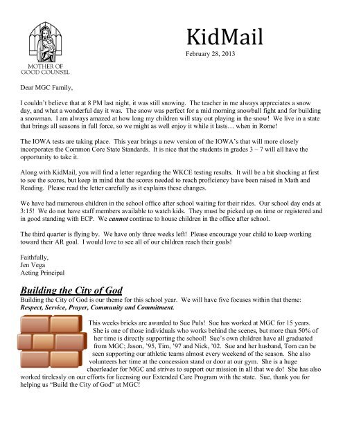 KidMail - Mother of Good Counsel