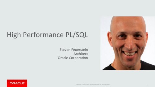 High Performance PLSQL 2 Hours