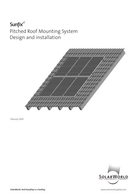 SolarWorld Sunfix Pitched Roof Mounting System Installation Guide