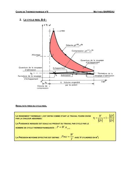 COURS DE THERMODYNAMIQUE