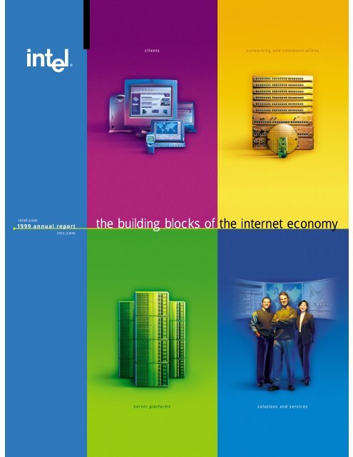 Intel Corporation Annual Report 1999