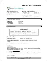 MATERIAL SAFETY DATA SHEET - Spray-Tech Foam Insulation