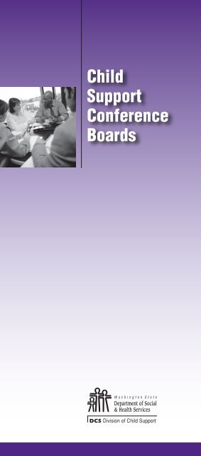 Child Support Conference Boards - DSHS