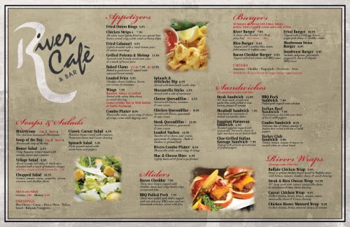 Download Menu pdf - River Cafe & Bar
