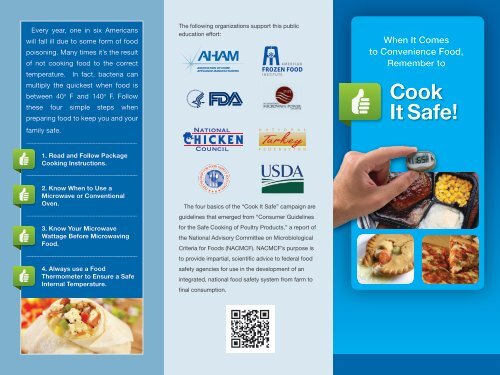 Cook It Safe Brochure PDF - Fight Bac
