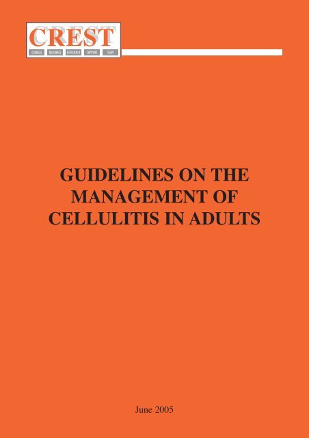 Cellulitis guidelines, CREST, 05