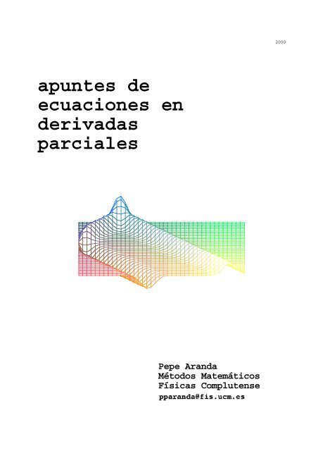 apuntes de ecuaciones en derivadas parciales