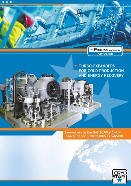 turbo-expanders for cold production and energy recovery - Cryostar