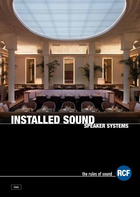 INSTALLED SOUND - RCF