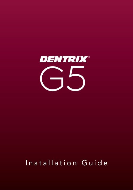 Installation Guide - Dentrix