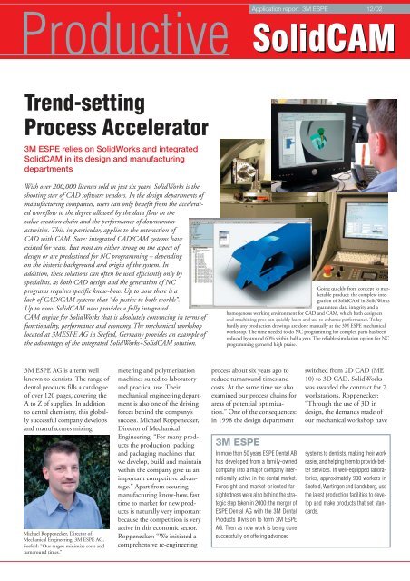 Trend-setting Process Accelerator - SolidCAM