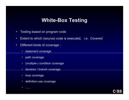 White-Box Test