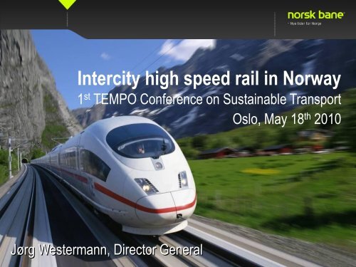Intercity high speed rail in Norway