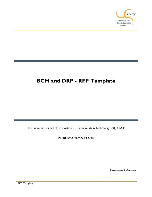 GIAP-RFP Templates for BCM and DRP English v1.0 - Q-CERT