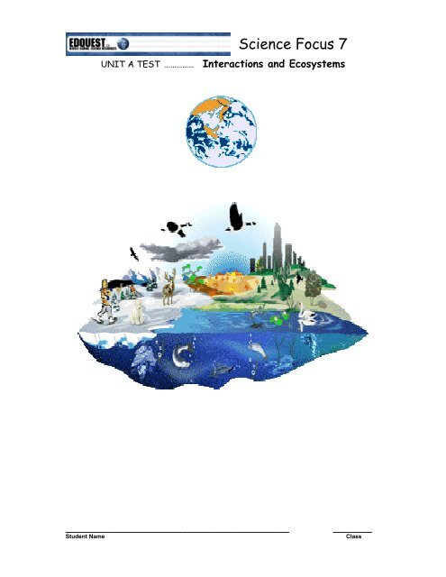 Grade 7 Unit test - Ed Quest