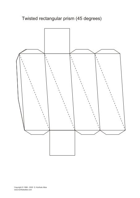 Rectangular Prism Template