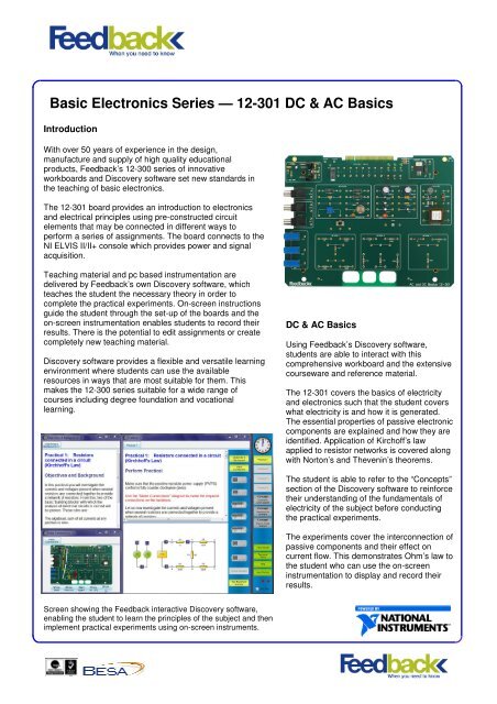 Basic Electronics Series — 12-301 DC & AC Basics