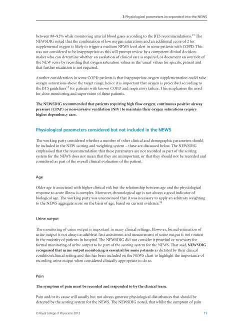 3 Physiological parameter
