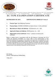 EC TYPE EXAMINATION CERTIFICATE - De Wolf Maritime Safety
