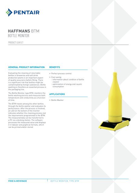 HAFFMANS BTM BOTTLE MONITOR