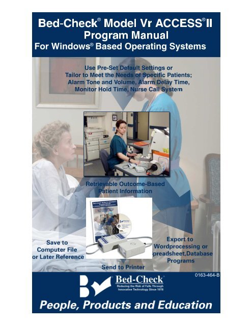 Bed-Check Model Vr Access II Program Manual. - Stanley ...