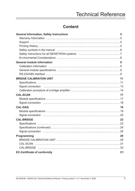 DEWE-CAL Technical reference manual - DEWETRON Download ...