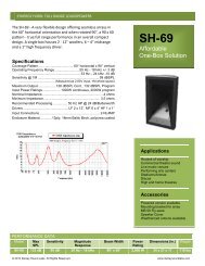 SH 46 spec sheet - Danley Sounds Labs