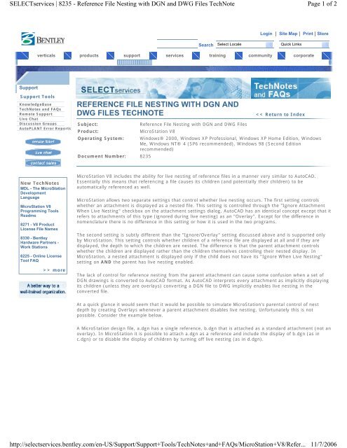 reference file nesting with dgn and dwg files technote - la-ocmug.com
