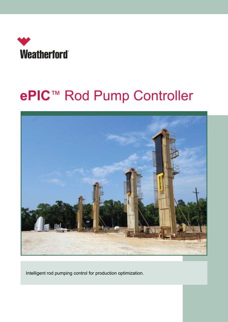 ePICâ ¢ Rod Pump Controller - Ep-solutions.com
