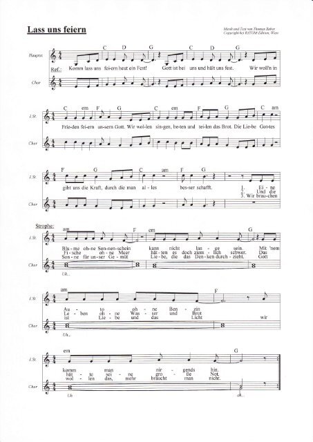 Notenmaterial (PDF) - Thomas Raber